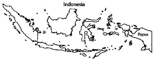 Map of Korowai, Papua | Trek-Papua